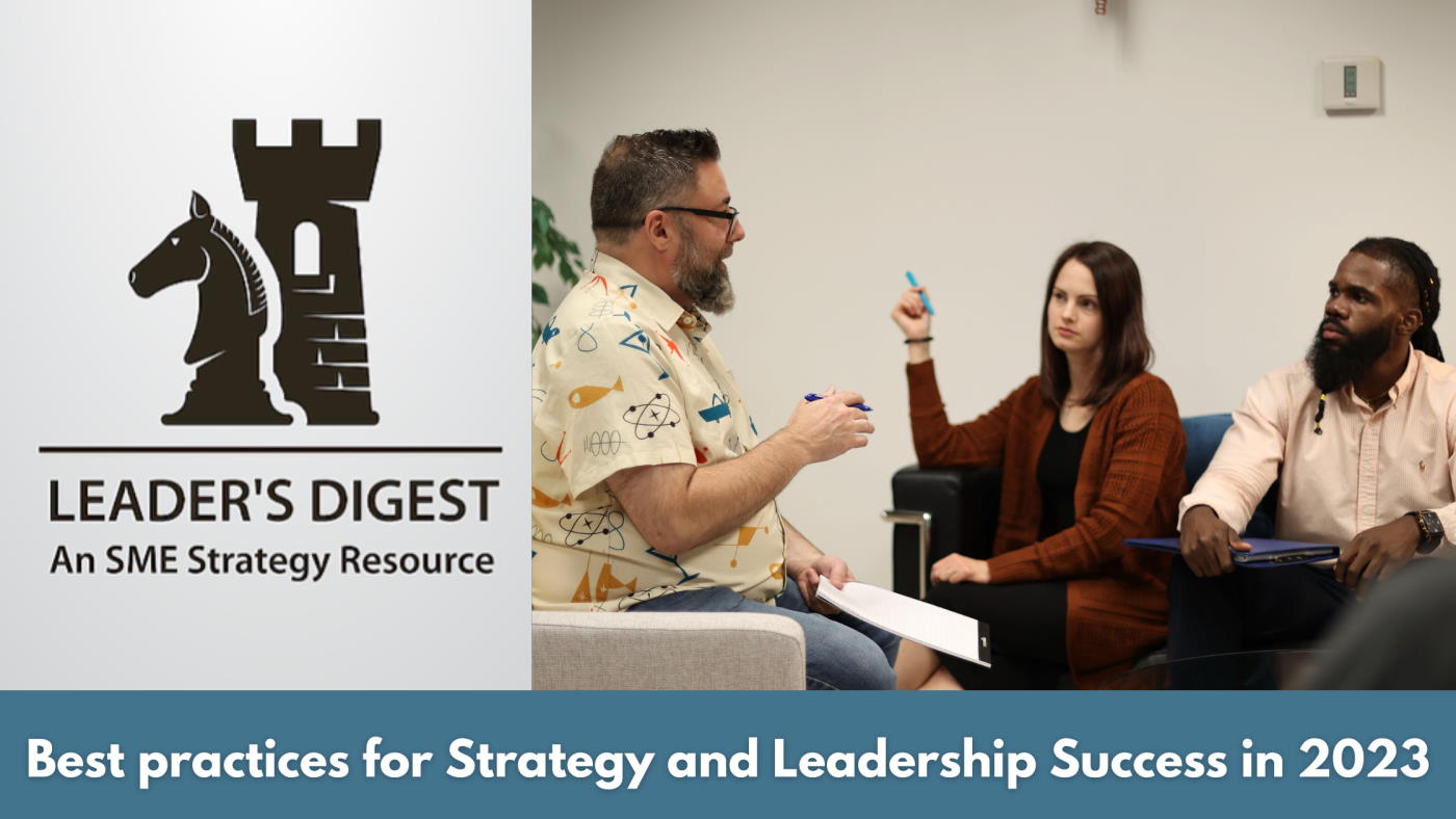 Best Practices For Strategy and Leadership in 2023